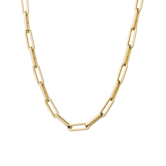 Lumini Jewelry | Jewelry | Hannah Paperclip Chain 8k Gold Plated On ...